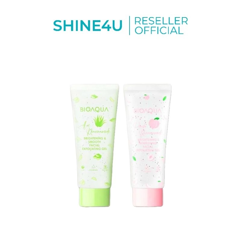 Jual BIOAQUA Scrub Wajah Peeling Gel Niacinamide Brightening & Smooth ...