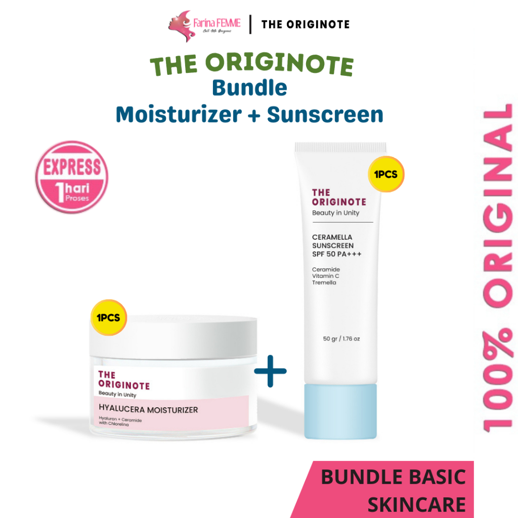 Jual FEMME || The Originote 2in1 Bundle Protect Skincare | The ...