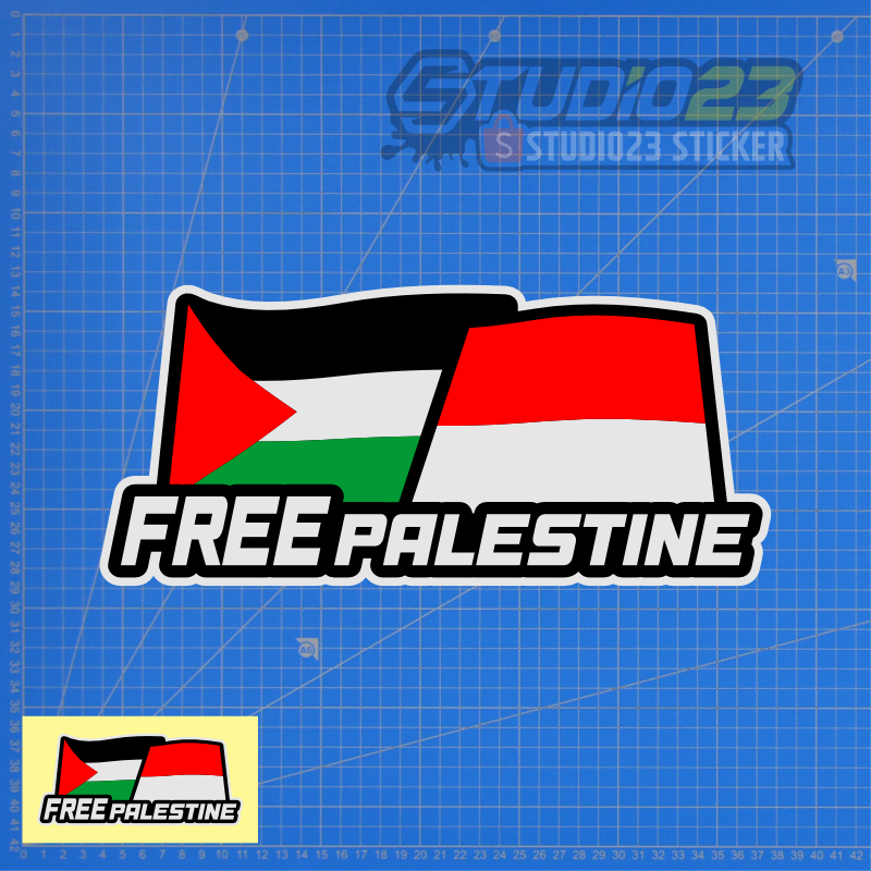 Jual Stiker Palestine Indo, Free Palestine, Save Palestine Cutting ...