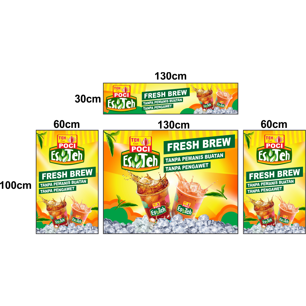 Jual BANNER ROMBONG CUSTOM UKURAN CUSTOM DESAIN | Shopee Indonesia