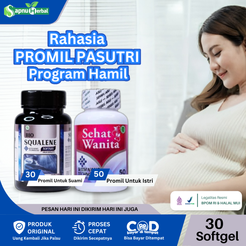 Jual Obat Herbal Paket Promil untuk Suami dan Istri Penyubur Sperma Pria dan Penyubur Kandungan ...