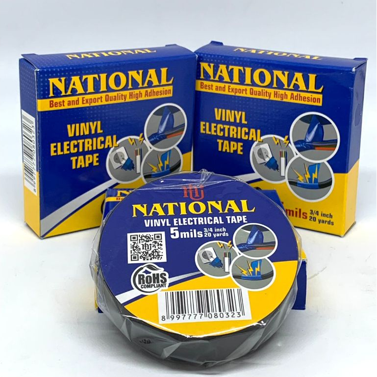 Jual Isolasi Listrik National - Isolasi PVC - 1 Roll | Shopee Indonesia