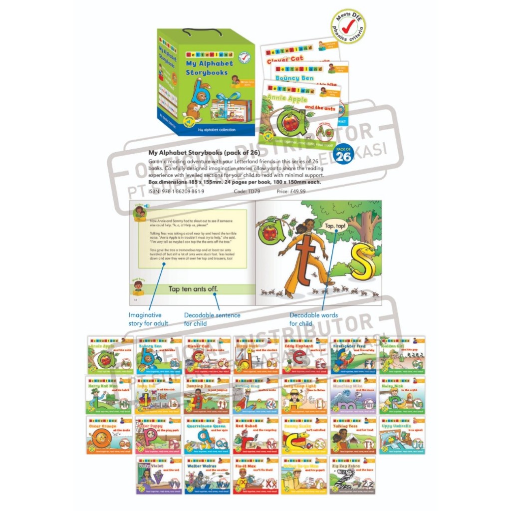 Jual Letterland My Alphabet Storybooks | Shopee Indonesia