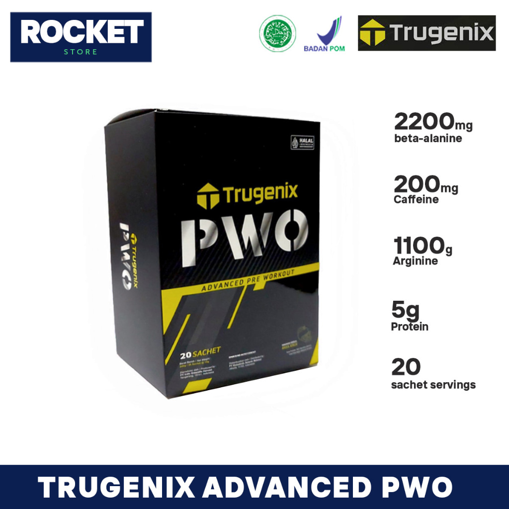 Jual TRUGENIX Pre-workout Box isi 20 sachet - Advanced PWO with Fat ...