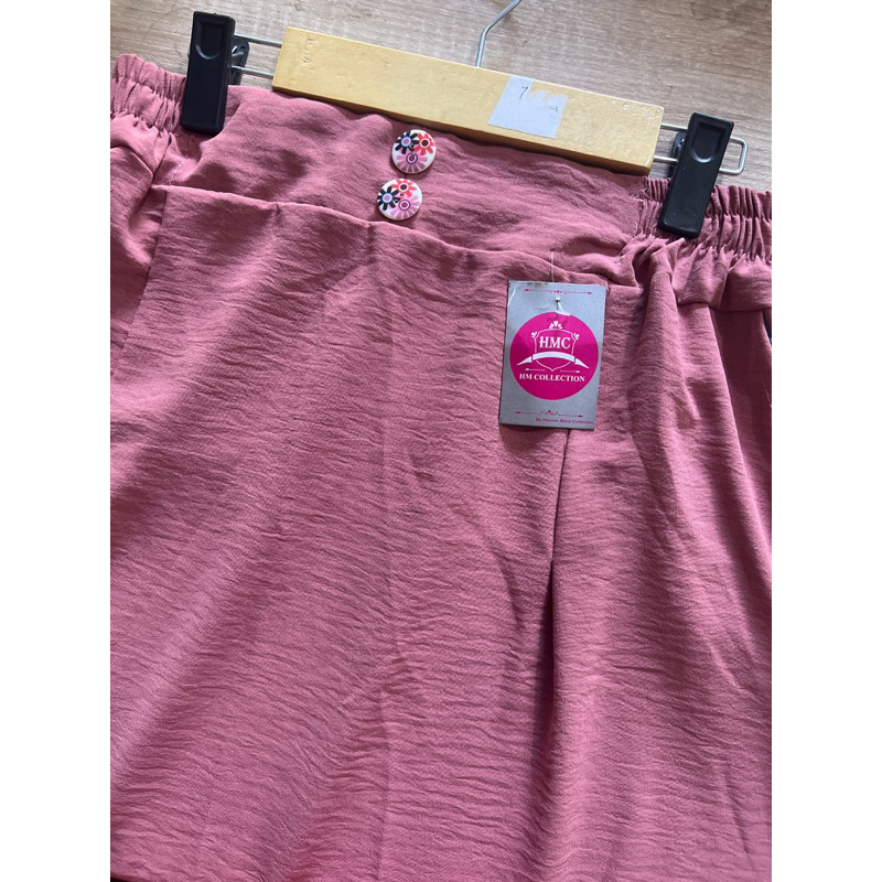 Jual Rok Kancing Crinkle Airflow/Rok Panjang Wanita Jumbo | Shopee ...