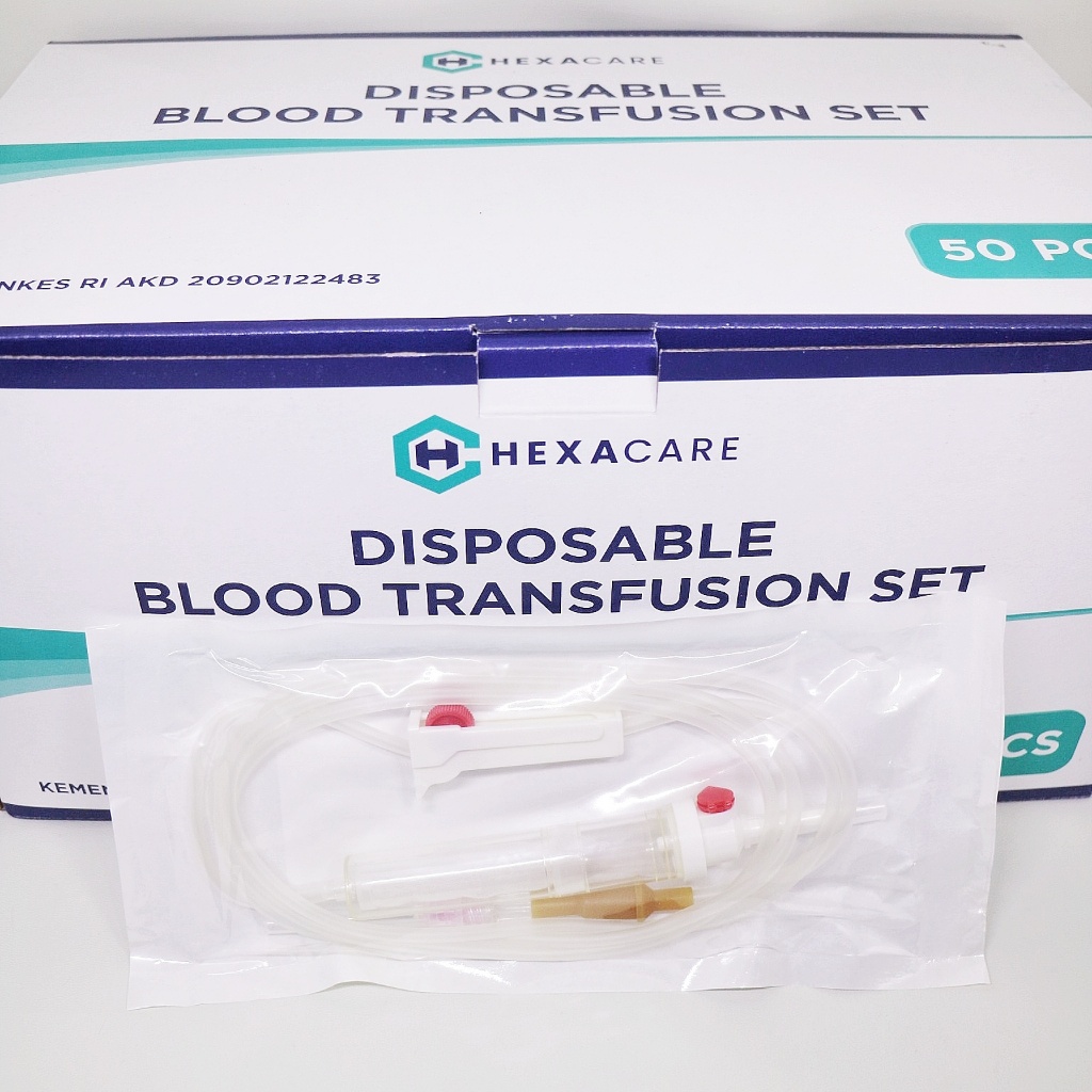 Jual Hexacare Disposable Blood Transfusion Set / Selang Transfusi Darah ...