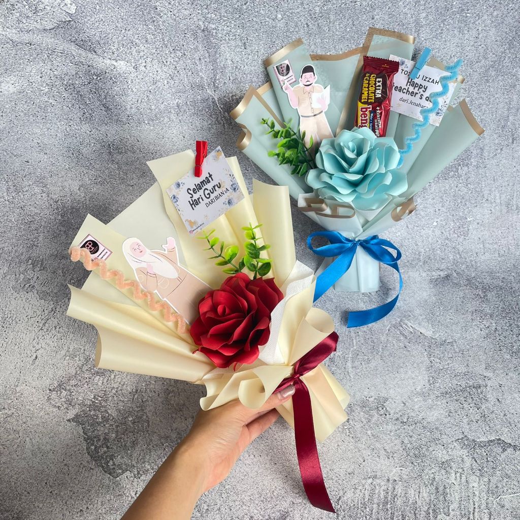 Jual Buket Hari Guru / Kado Hari Guru / Teacher Day Gift / Buket Happy ...
