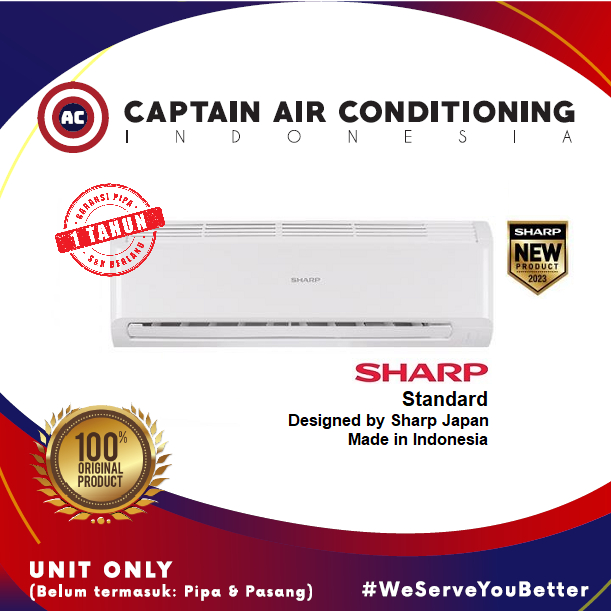 Jual SHARP AC Split AH-A5BEY / AHA5BEY 1/2 PK Standard | Shopee Indonesia