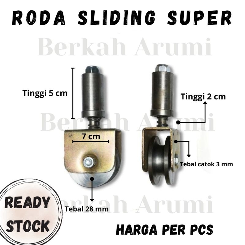 Jual Roda Sliding Super ukuran 7cm | Shopee Indonesia