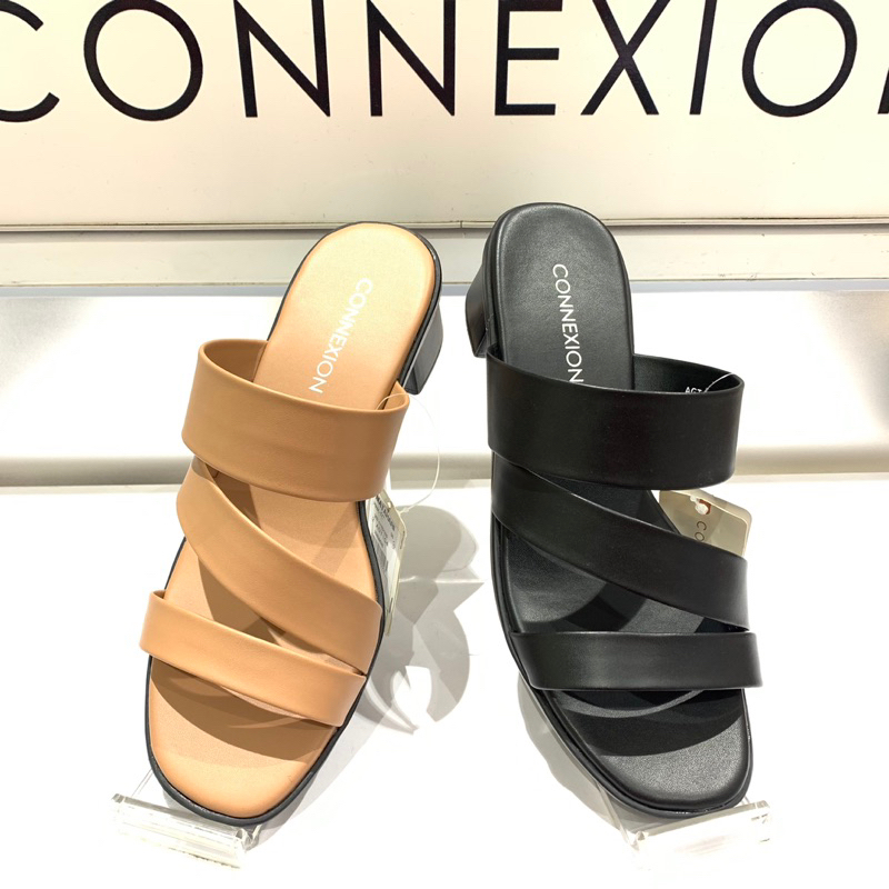 Jual CONNEXION Sandal Selop Higheels Cocok Untuk Kondangan Sol Empuk ...
