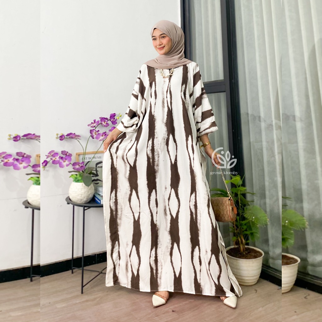 Jual Kaftan Palermo Peru Tanzania Rayon Premium Busui Dress Super Jumbo ...