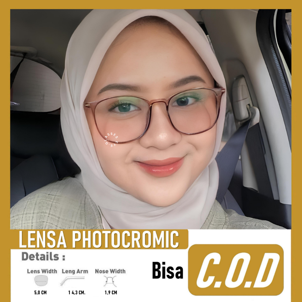 Jual Kacamata 8251 Paket Lensa Photocromic Blueray Bluecromic Anti ...