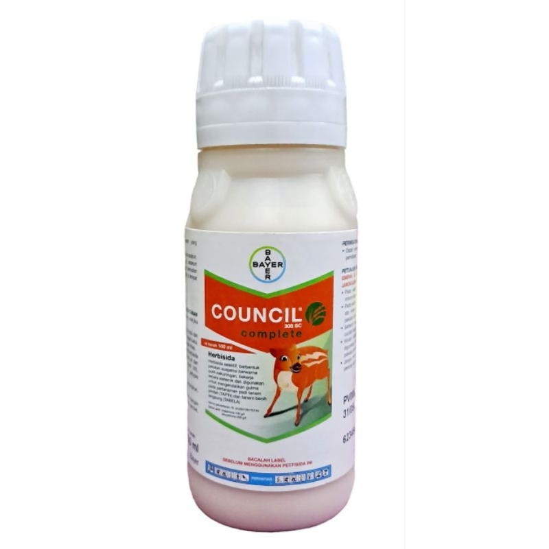 Jual Herbisida Selektif Padi COUNCIL COMPLETE 300SC - 100ml BAYER (100% ...