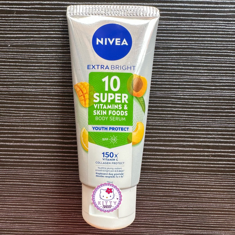 Jual NIVEA Extra Bright 10 Super Vitamin & Skin Foods Body Serum Youth ...