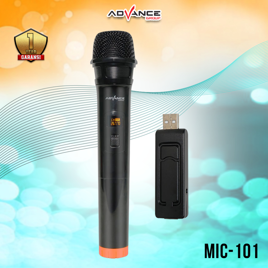 Jual READY STOCK ADVANCE Professional Wireless Microphone Single ...