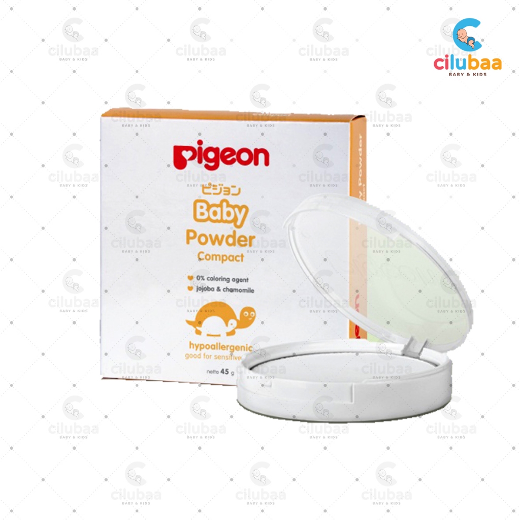 Jual PIGEON Baby Powder Compact Hypoallergenic Cake / Refill 45g Bedak ...