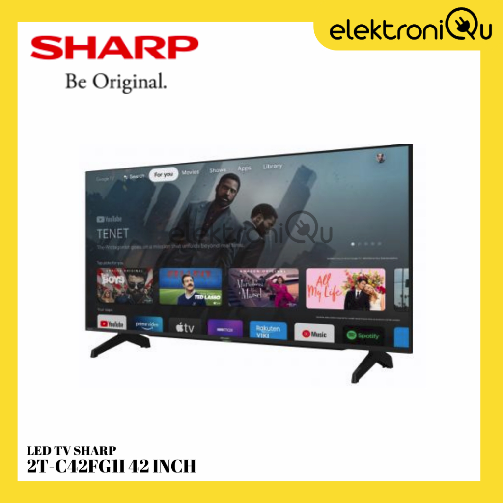 Jual LED TV SHARP 42 INCH 2T-C42FG1I GOOGLE TV FULL HD ANDROID TV | Shopee Indonesia