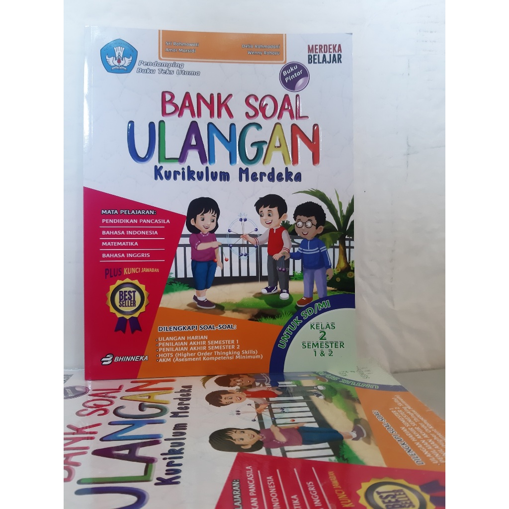 Jual Buku Bank Soal Ulangan SD/MI Kelas 2 Semester 1 & 2+Kunci Jawaban ...