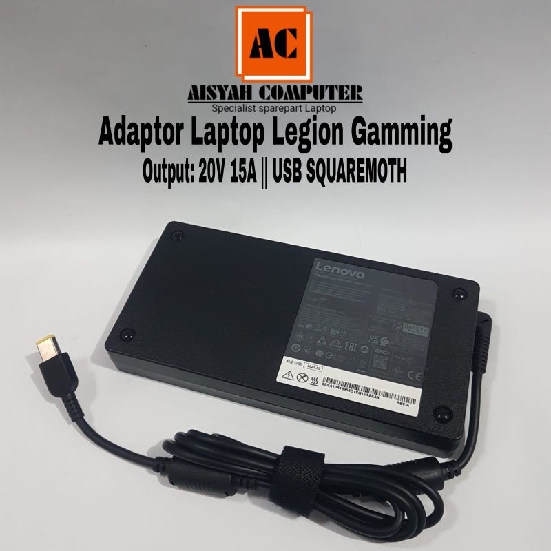Jual Adaptor charger original Laptop LEGION R9000P Y9000K - 20V 15A 300Watt USB | Shopee Indonesia