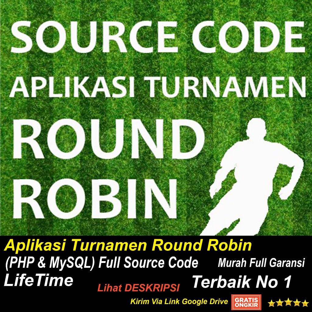 Jual Aplikasi Turnamen Round Robin (PHP & MySQL) Full Source Code | Shopee Indonesia