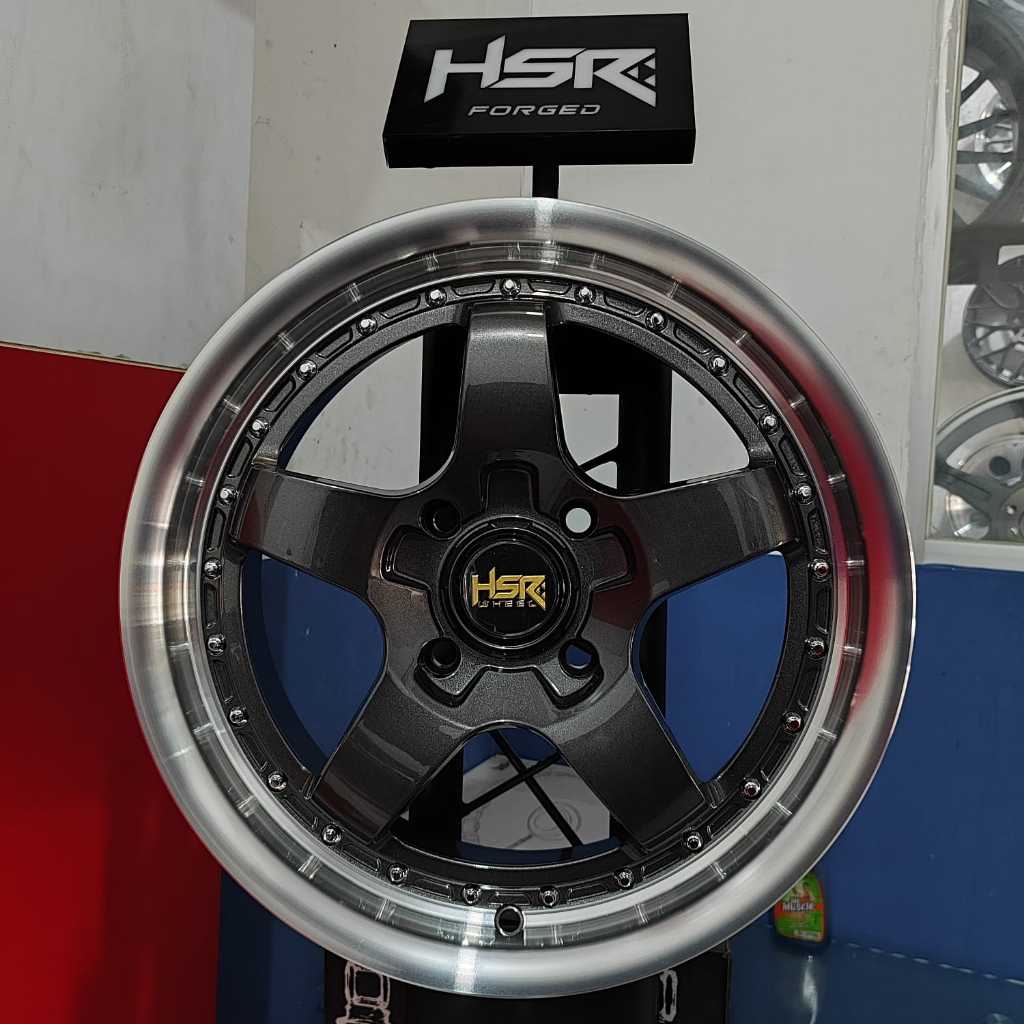 Jual VELG MOBIL MODEL PALANG 5 NEW HSR R16, BOB JC230 HSR R16X7 H4X100 ET42 GREY/ML | Shopee ...