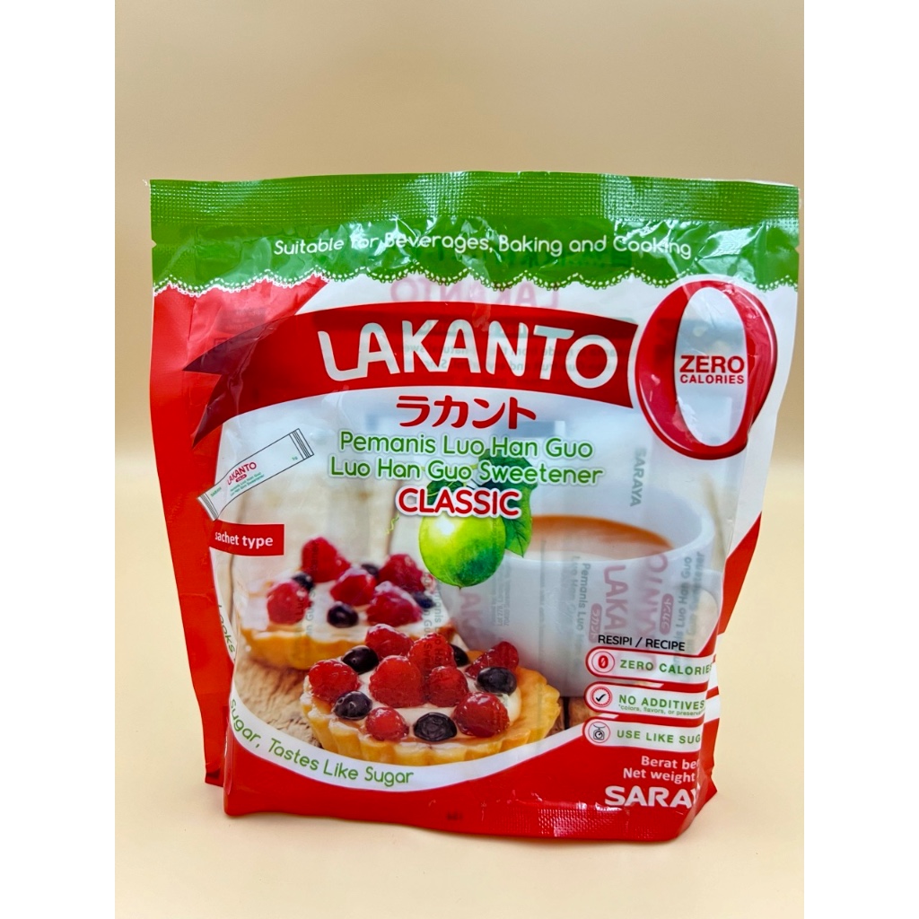 Jual LAKANTO LUO HAN GUO SWEETENER (SACHET 5 GR X 30 SACHETS) | Shopee ...