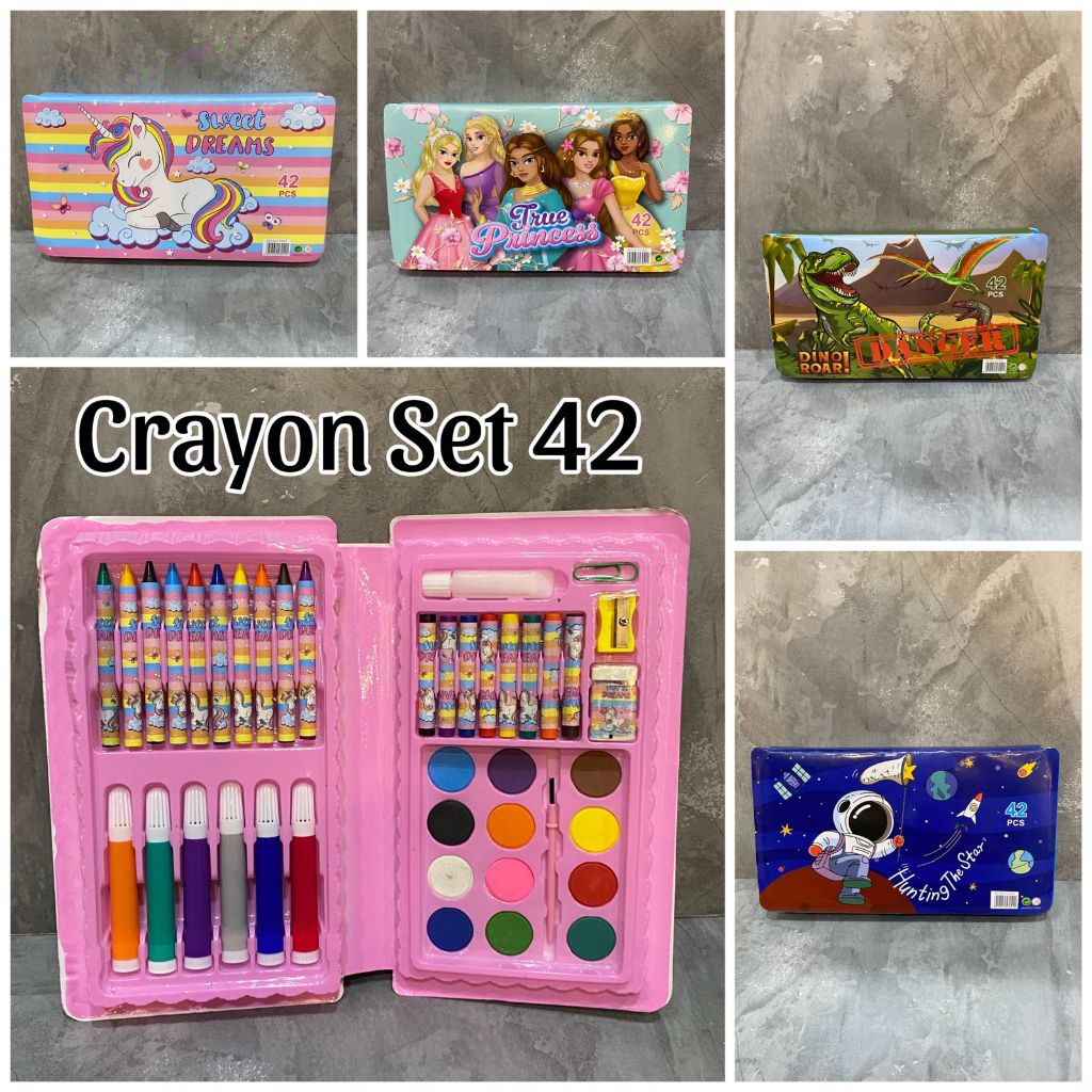 Jual READY CRAYON ISI 86 PCS CRAYON ANAK SET LENGKAP CRAYON MEWARNAI ...