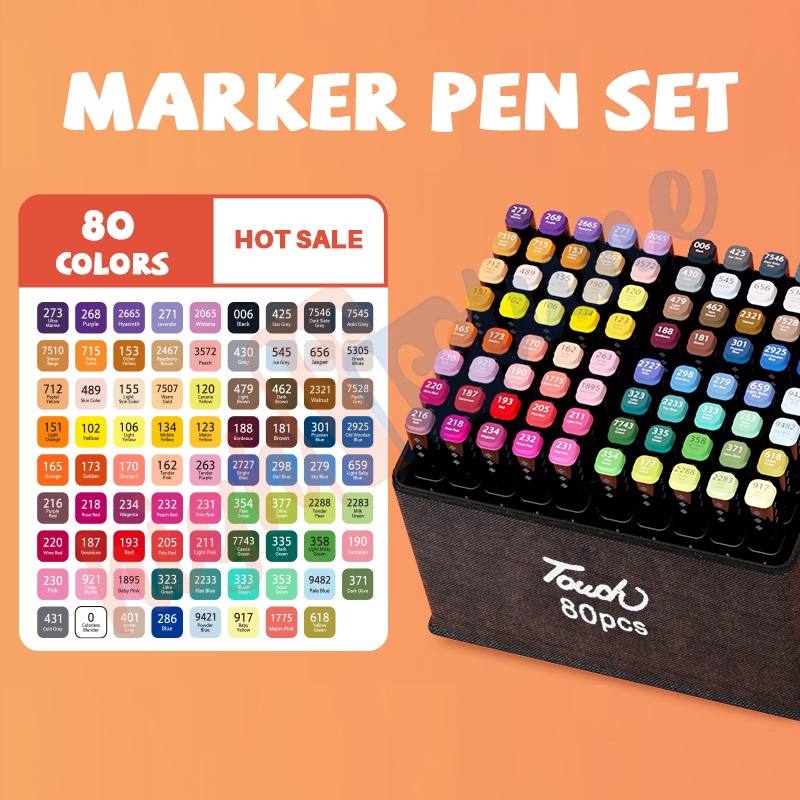 Jual Hightune Spidol Sketsa Spidol Umum 24/60/80/100/120 Warna Spidol ...