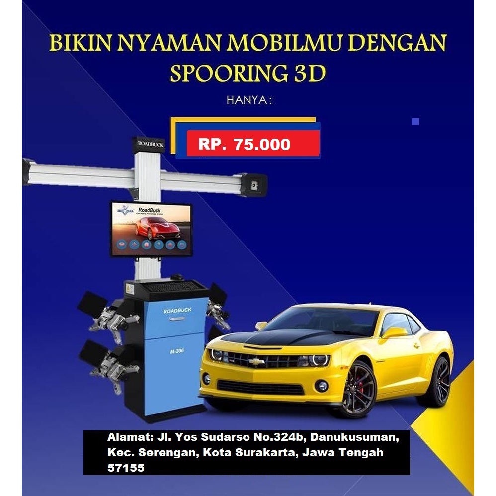 Jual JASA PROMO SPOORING 3D + BALANCING TERMURAH DI SOLO SURAKARTA ...