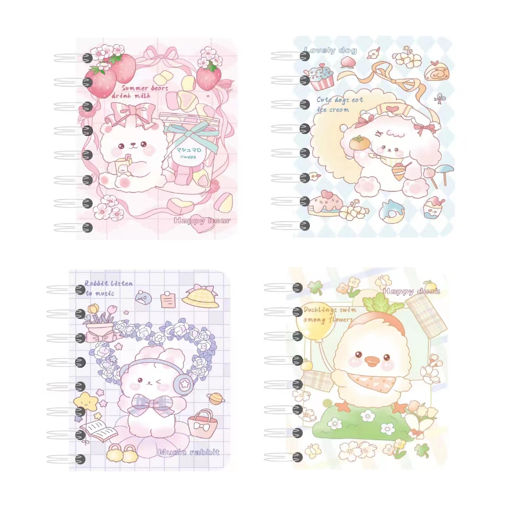 Jual MOKA NOTEBOOK RING MOTIF / BUKU A7 CATATAN RING / BUKU TULIS RING ...