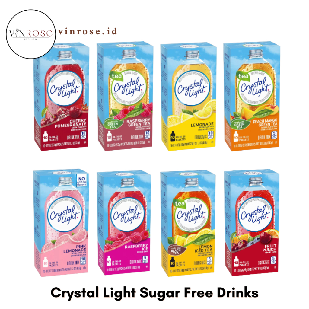 Jual Crystal Light Rendah Kalori/ Minuman Diet Bebas Gula | Shopee ...
