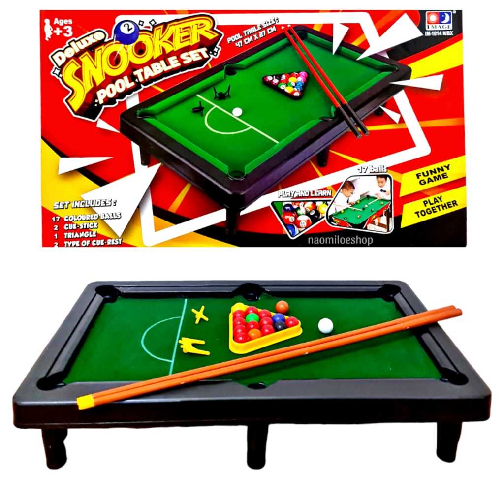 Jual Snooker 47cm mainan billiard anak board games game toy hadiah ...