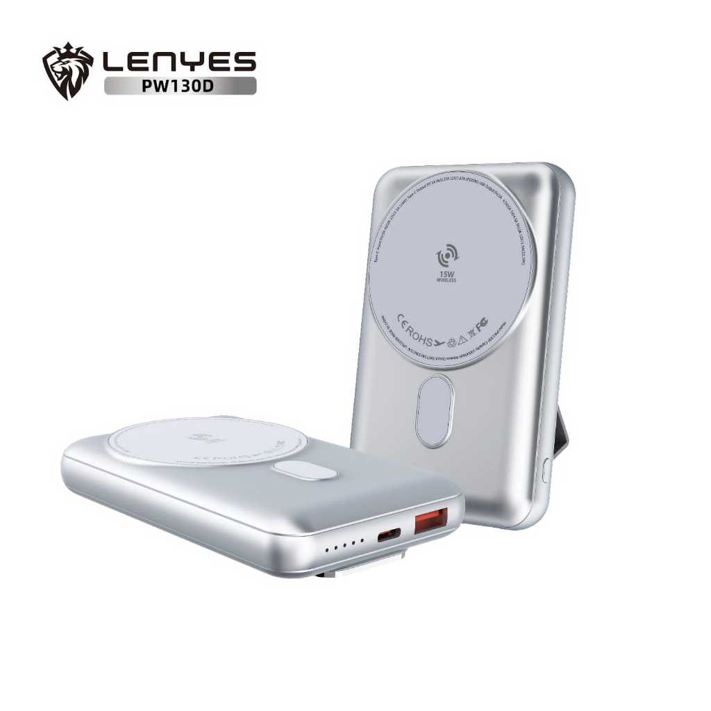 Jual LENYES PW130D Powerbank 10000mAh 15W Magnetic Wireless Fast ...