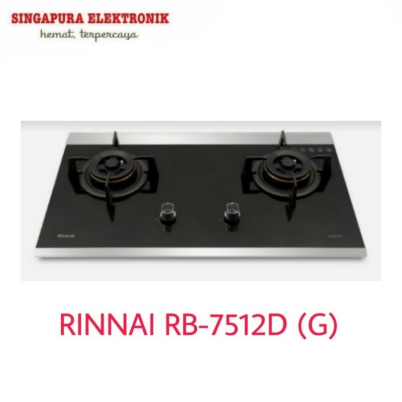 Jual Rinnai Kompor Gas Tanam RB-7512D (G) | Shopee Indonesia