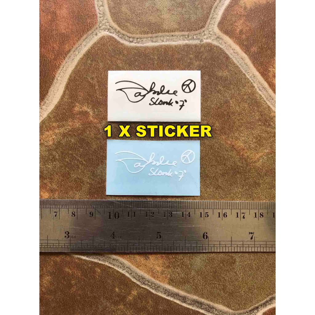 Jual Abdee Negara Signed Sticker Signature Autograph Logo Headstock ...