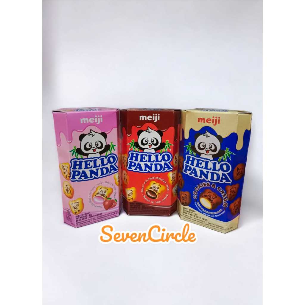 Jual Hello Panda Biscuit Chocolate / Strawberry / Cookies & Cream 42g ...