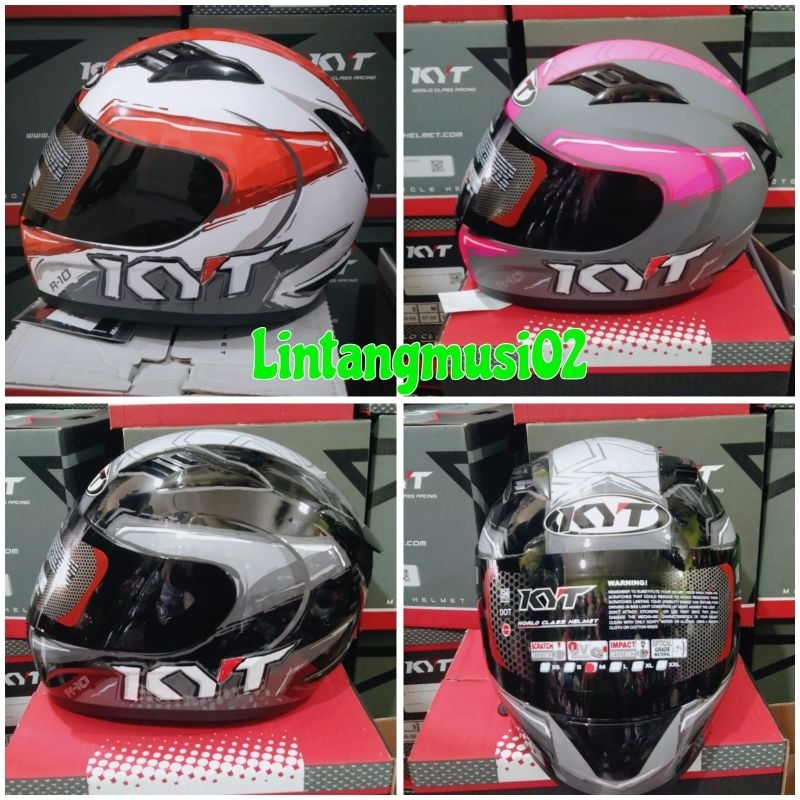 Jual KYT R10 SERI 6 MOTIF TERBARU | Shopee Indonesia