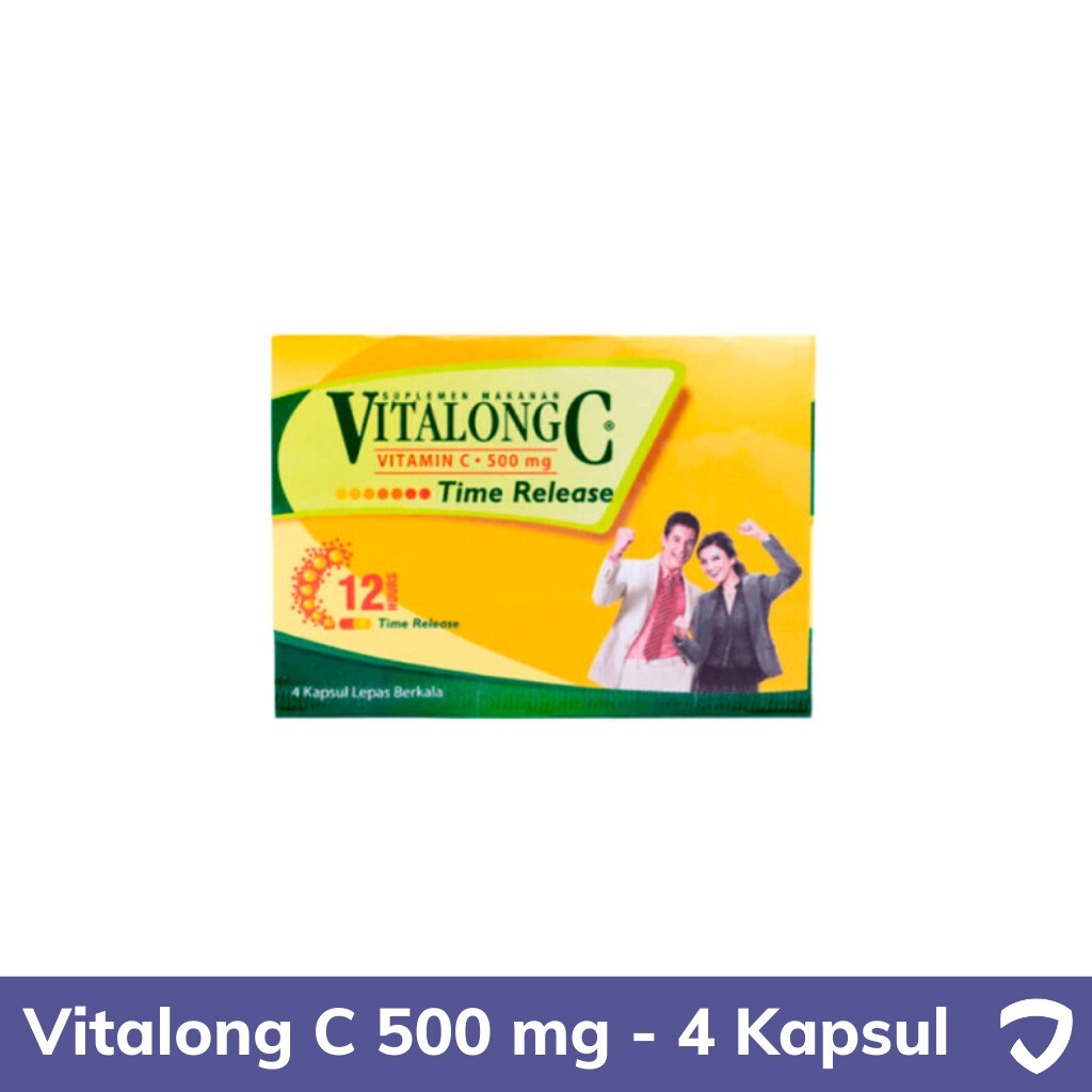 Jual Vitalong C Strip 4 kapsul Kesehatan Vitamin C untuk Daya Tahan ...