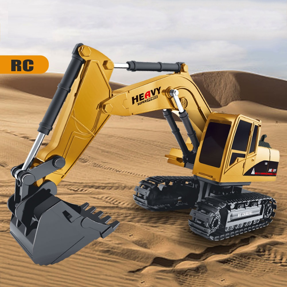 Jual Mainan Truk Excavator Remote Control Mobil Anak Beko RC Pengeruk ...