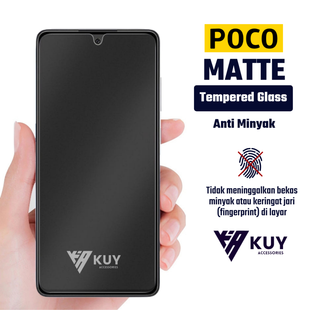 Jual KUY - Matte Glass Full Layar Poco C75 C65 X7 Pro X6 5G X6 Pro 5G X5 5G X5 Pro 5G X4 GT X4 ...