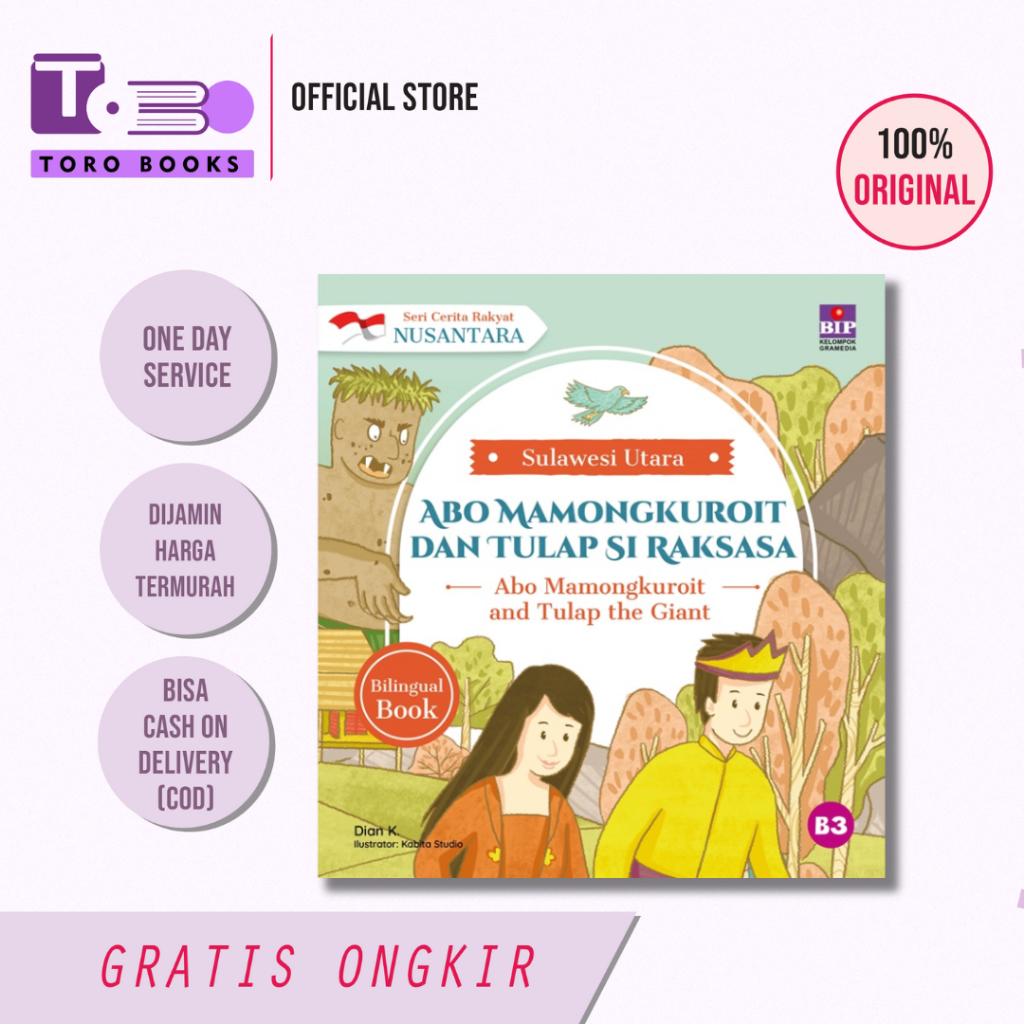 Jual SERI CERITA RAKYAT NUSANTARA SULAWESI UTARA: ABO MAMONGKUROIT DAN ...