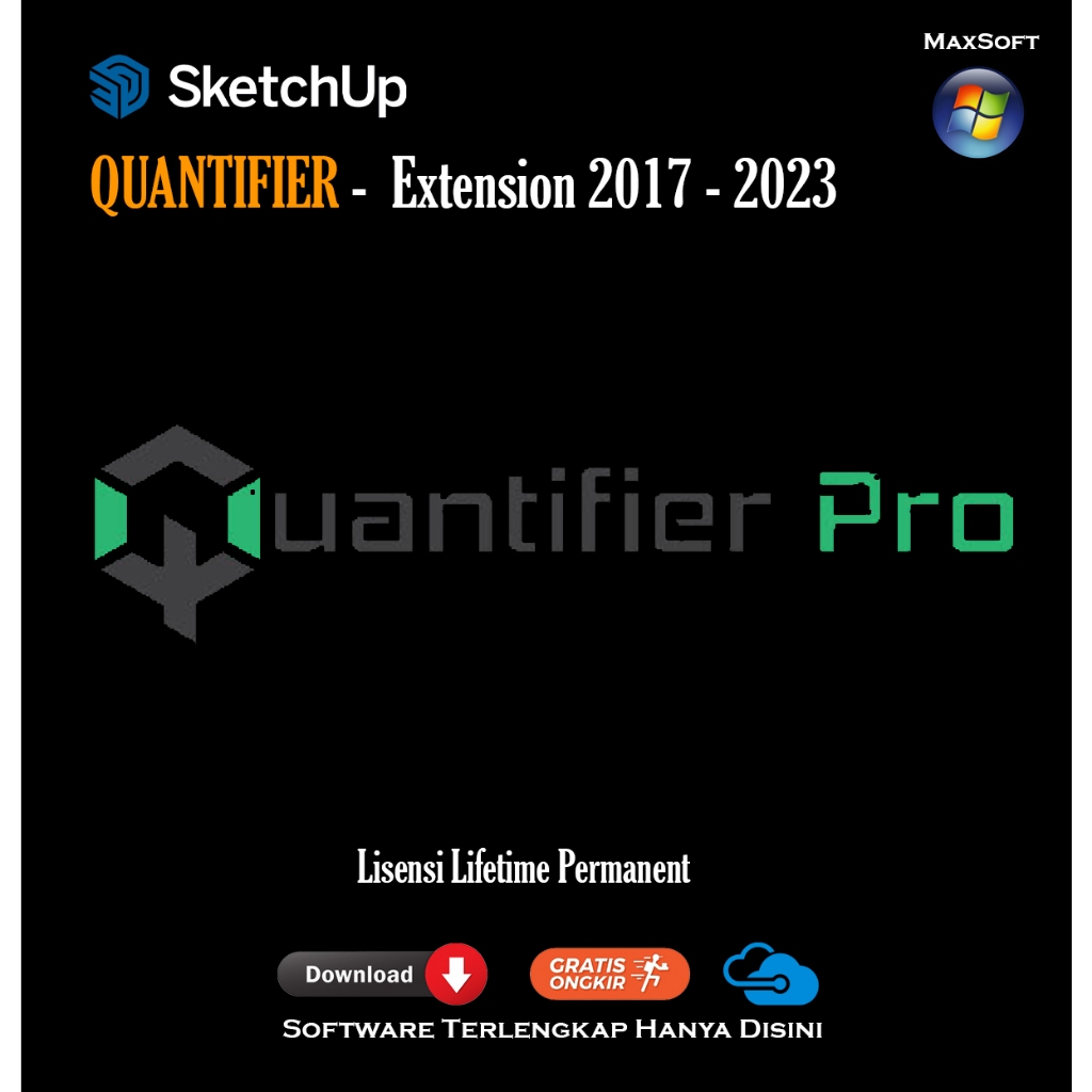 Jual Quantifier Pro [2023] Sketchup Extension Plugin Lisensi Permanen | Shopee Indonesia