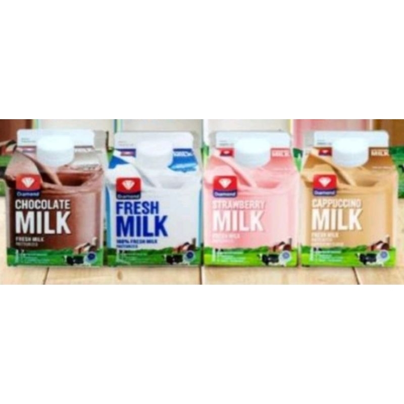 Jual Diamond Fresh Milk All Variant 300ml | Shopee Indonesia
