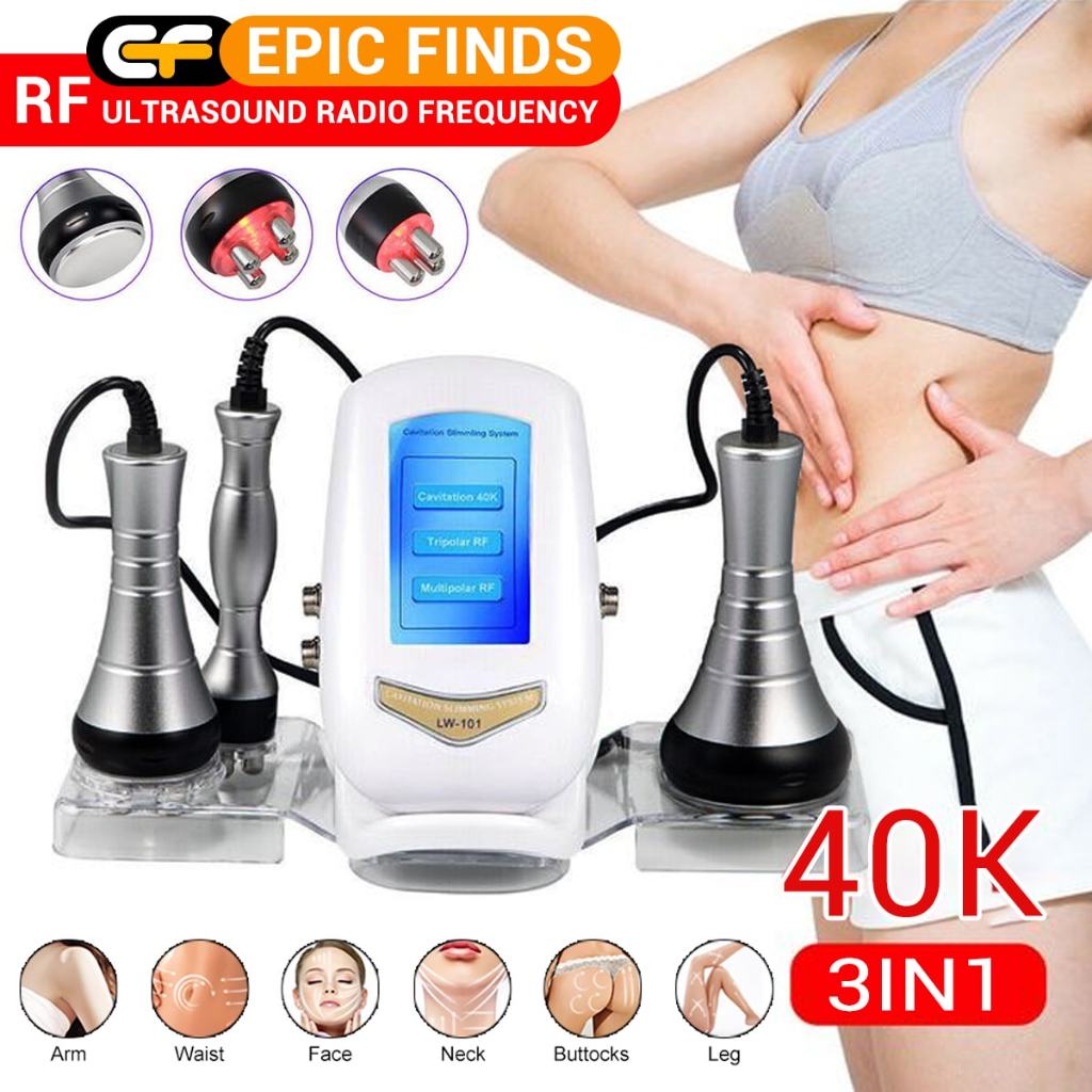 Jual 3 in 1 RF 40K Ultrasound Radio Frequency Mengurangi Lemak Body ...