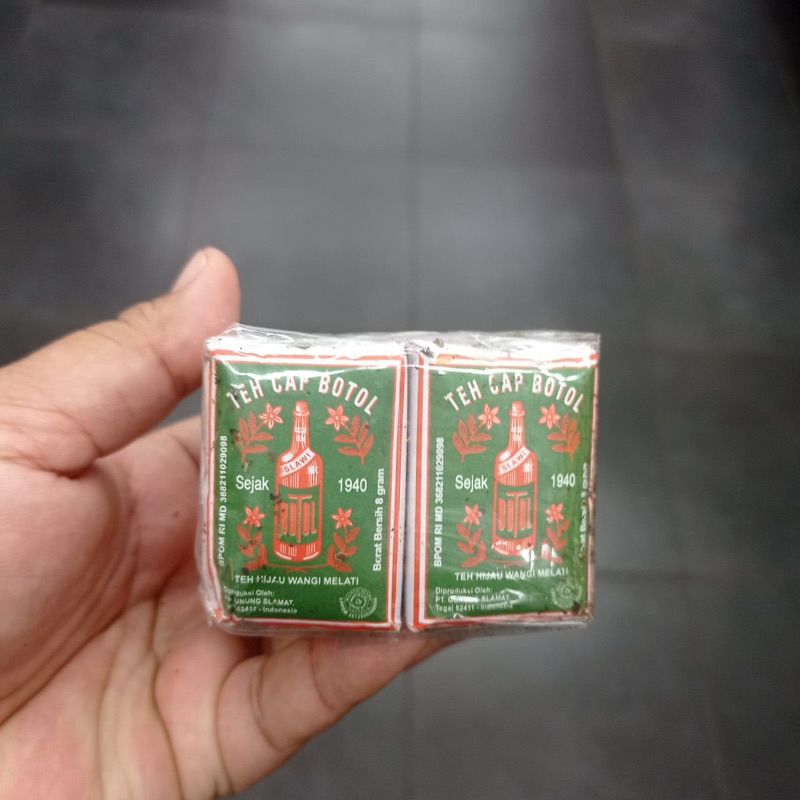 Jual Teh Cap Botol Teh Hijau Wangi Melati 10x8gr - Daun Teh Hijau - Tea ...
