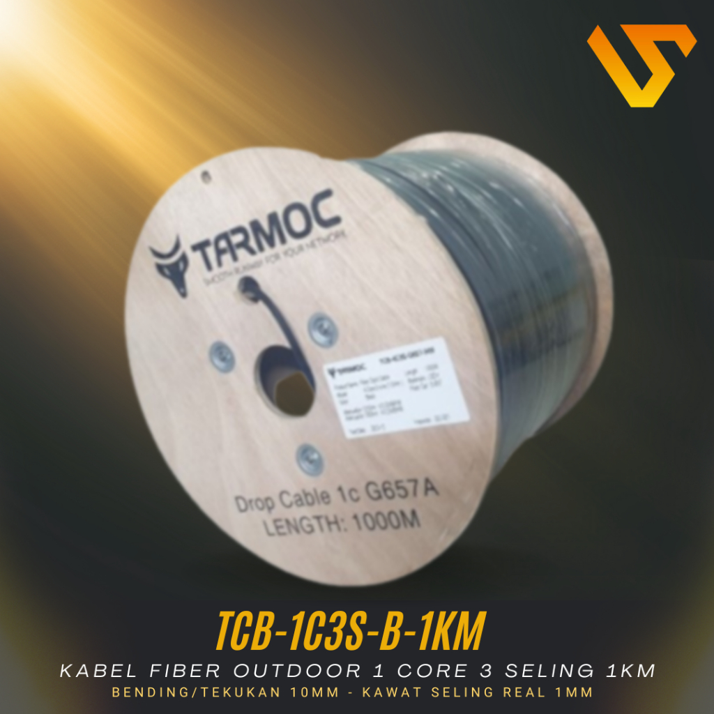 Jual Kabel Dropcore FO 1 CORE 3 SELING 1000m/Cable FO Drop Core SM 1 ...