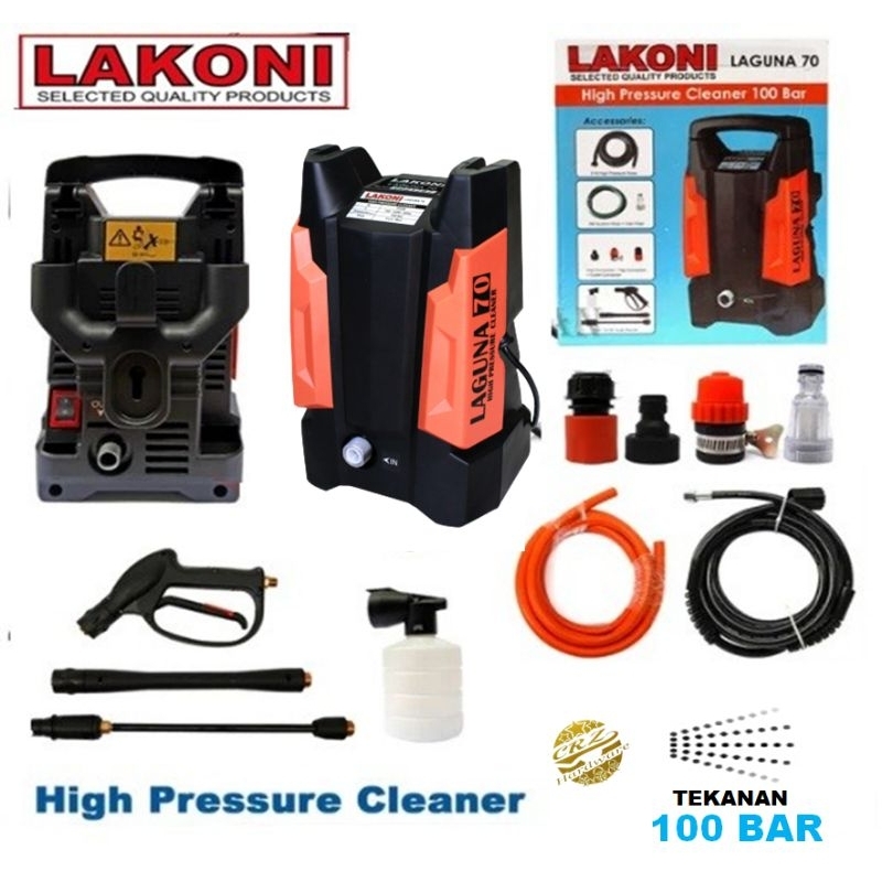 Jual mesin cuci mobil lakoni laguna 70/high pressure cleaner lakoni ...