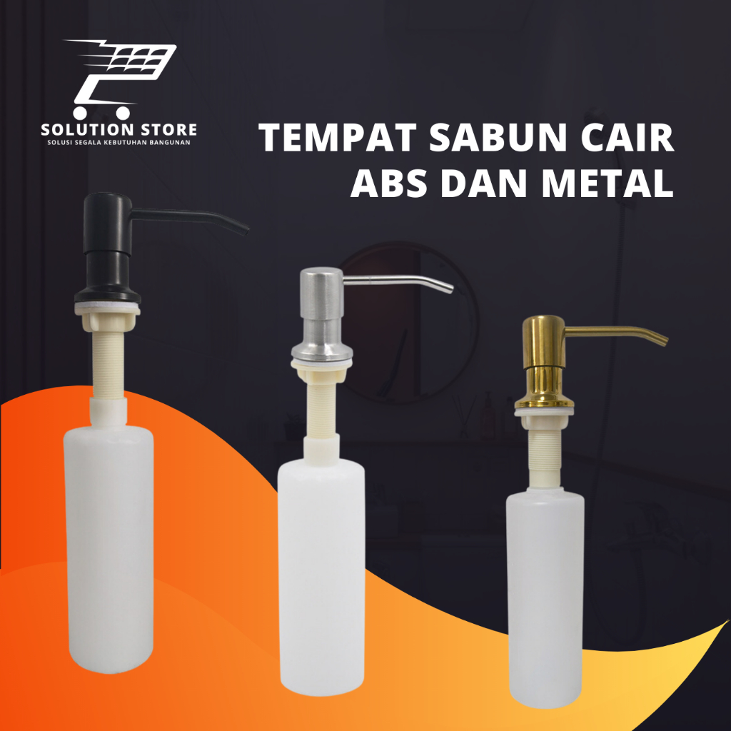 Jual Botol Sabun Cair Wastafel Bak Cuci Piring / Tempat sabun cair cuci ...