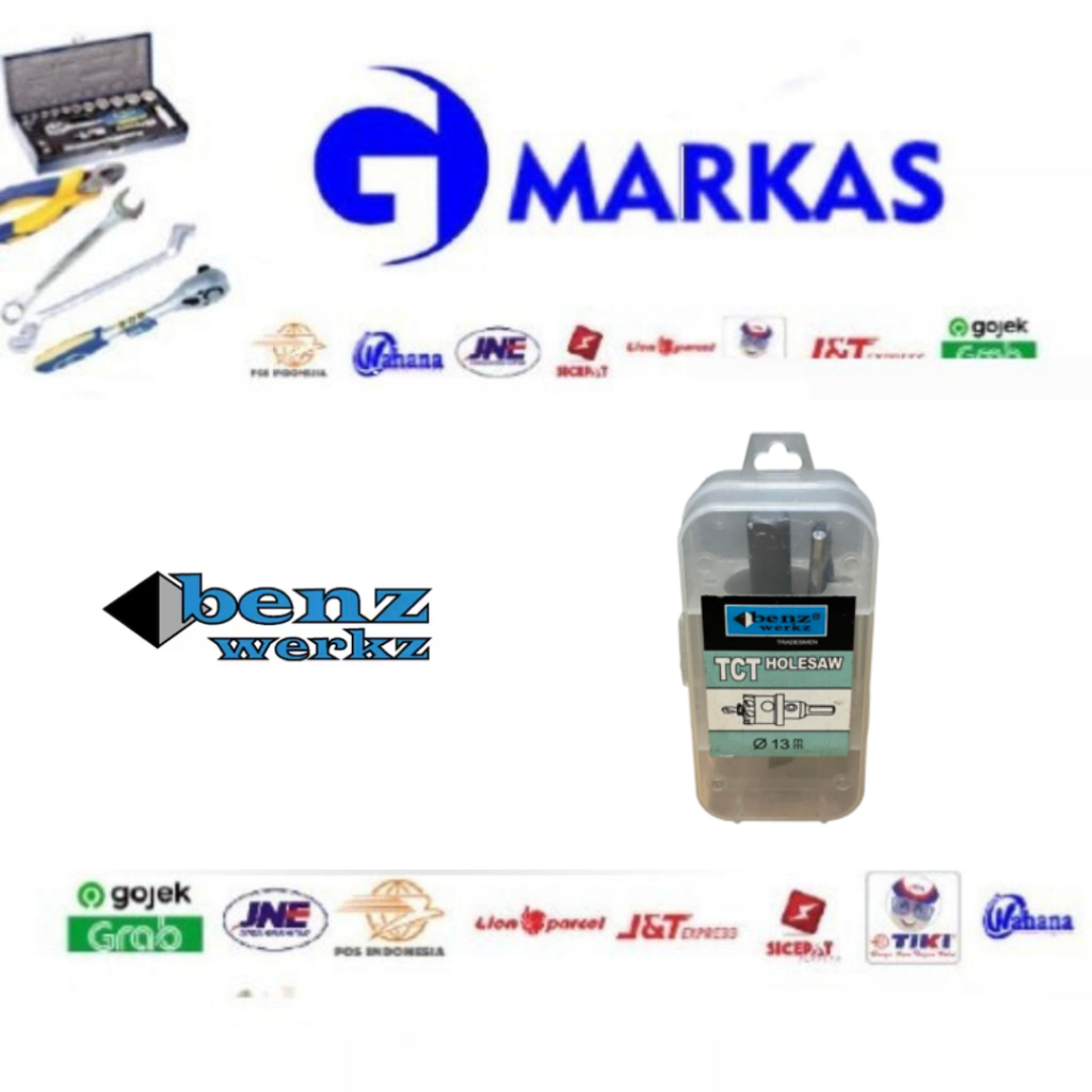 Jual Mata Bor Plong Metal Besi By Benz Werkz / Mata Bor Holesaw TCT ...