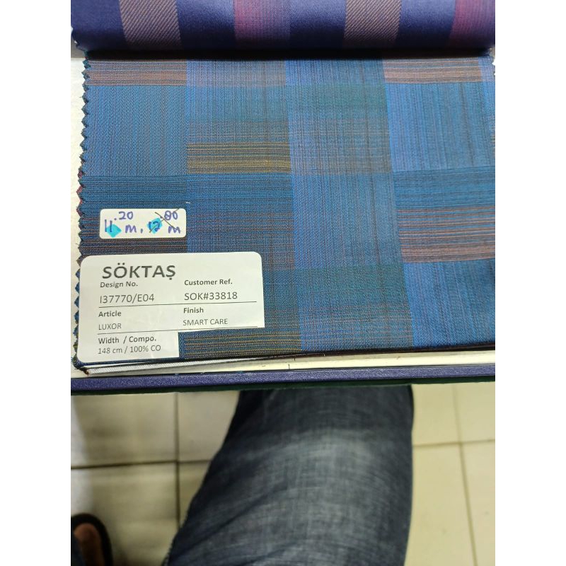 Jual KAIN SOKTAS / BAHAN SOKTAS / KAIN SOKTAS MOTIF KOTAK KOTAK / BAHAN ...